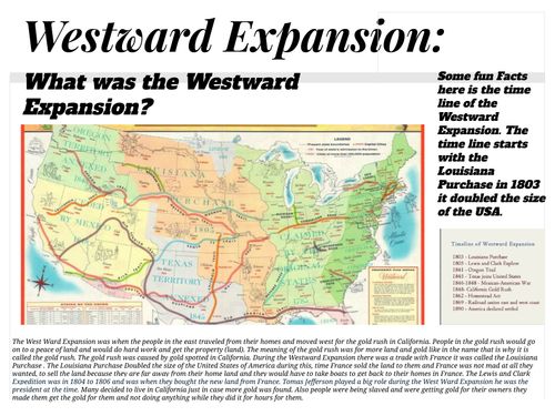 Book Creator | Westward Expansion