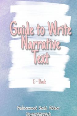 Book Creator | Guide to Write Narrative Text