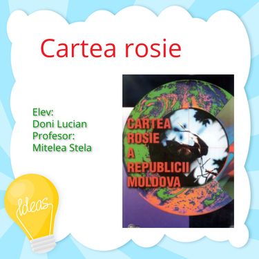 Book Creator | Cartea Rosie