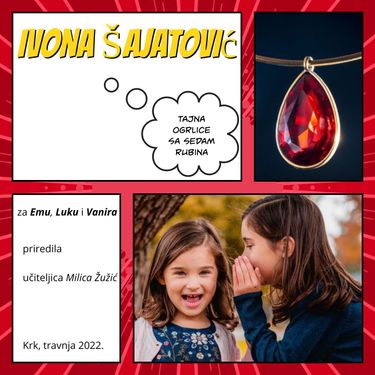 Book Creator | Ivona Šajatović, "Tajna ogrlice sa sedam rubina"