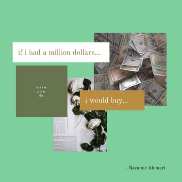 Book Creator | If I had a Million Dollars