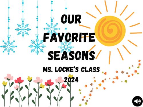 Book Creator | Our Favorite Seasons