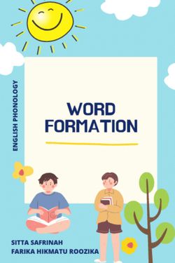 Book Creator | word formation in english
