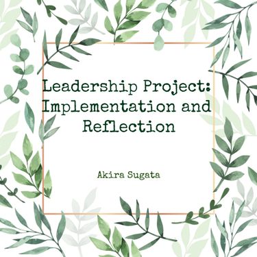 Book Creator | Leadership Project Implementation and Reflection