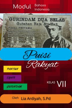 Book Creator | Modul Puisi Rakyat
