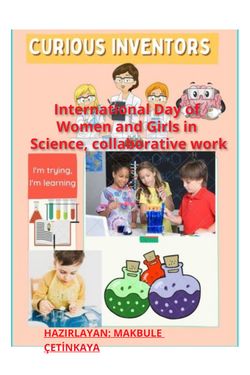 Book Creator | International Day of Women and Girls in Science, collaborative work