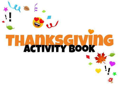 Book Creator | Thanksgiving Activity Book