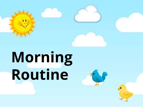 Book Creator | My morning routine