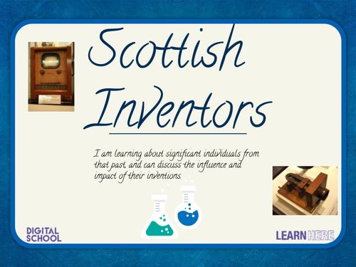 Book Creator | Scottish Inventors (First Level)