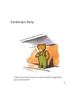 Book Creator | Corduroy's Story