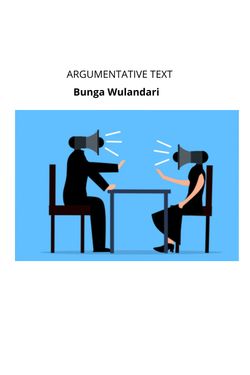Book Creator | Argumentative Text