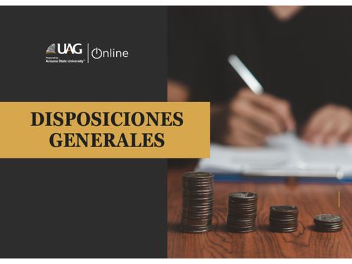 Book Creator | U1R4. Disposiciones generales,