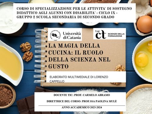 Book Creator | La Magia della Cucina: Il Ruolo della Scienza nel Gusto