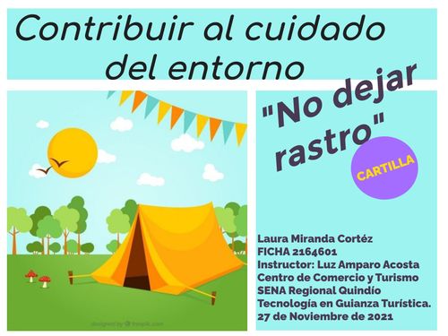 Book Creator | NO DEJAR RASTRO