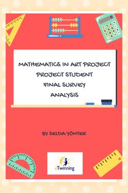 Book Creator | MATHEMATICS IN ART PROJECT STUDENT FINAL SURVEY ANALYSIS