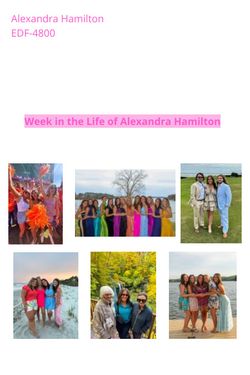 Book Creator | Week in the Life of Alexandra Hamilton