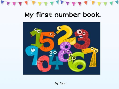 Book Creator | My first number book