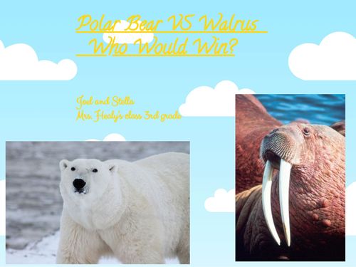 Book Creator | Polar Bear vs. Walrus