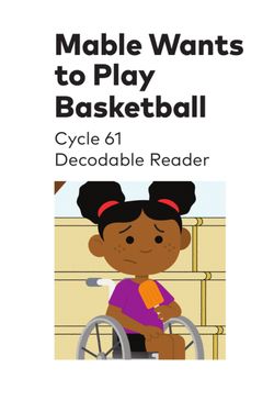 Book Creator | Cycle 61- Mable Wants to Play Basketball