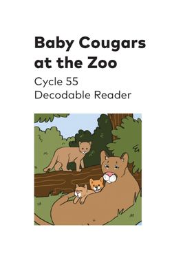 Book Creator | Cycle 55- Baby Cougars at the Zoo