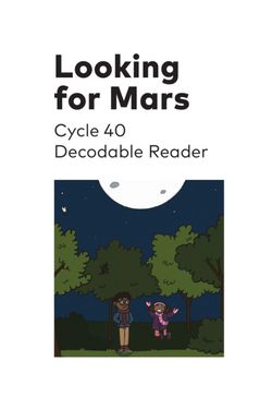 Book Creator | Cycle 40: Looking for Mars