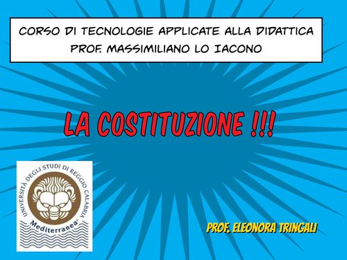 Book Creator | LA COSTITUZIONE