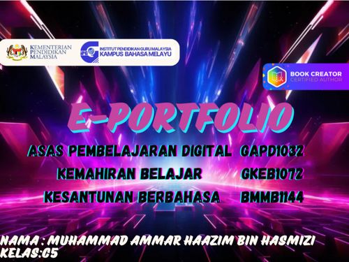 Book Creator | E-PORTFOLIO