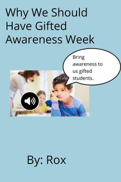 Book Creator | Why We Should Have Gifted Awareness Week