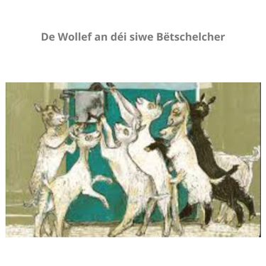 Book Creator | de wollef an dei siwe betschelcher