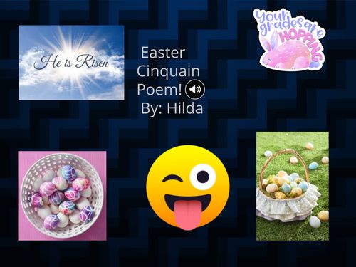 Book Creator | Easter Cinquain