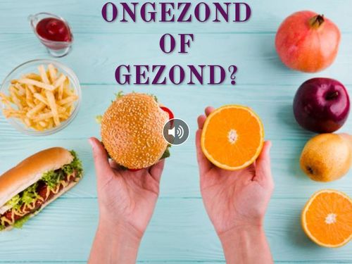 Book Creator | Ongezond / gezond (basis)