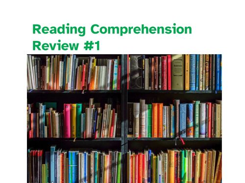 Book Creator | Reading Comprehension Review #1