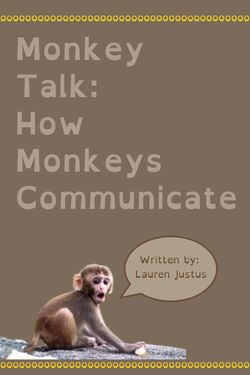 Book Creator | Monkey Talk