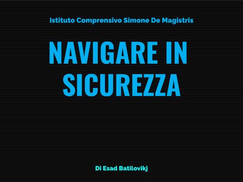 Book Creator | NAVIGARE IN SICUREZZA