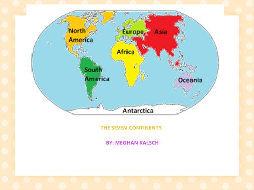 Book Creator | The 7 Continents