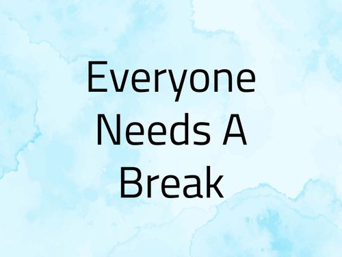 Book Creator | Everyone Needs a Break