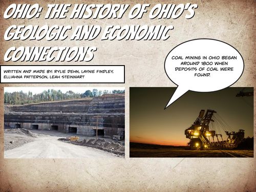 Book Creator | Ohio: The History of Ohio's Geologic and Economic ...