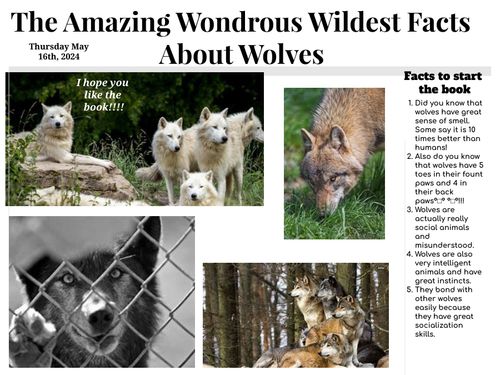 Book Creator | Wolves