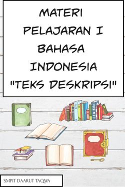 Book Creator | TEKS DESKRIPSI