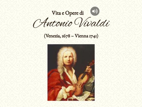 Book Creator | Vita e Opere di A. Vivaldi