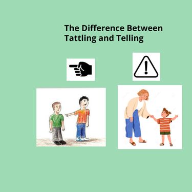 Book Creator | Tattling or Telling? A social story to learn the difference