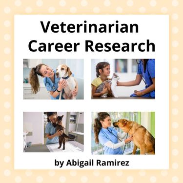 Book Creator | Veterinarian Career Research