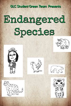 Book Creator | Endangered Species