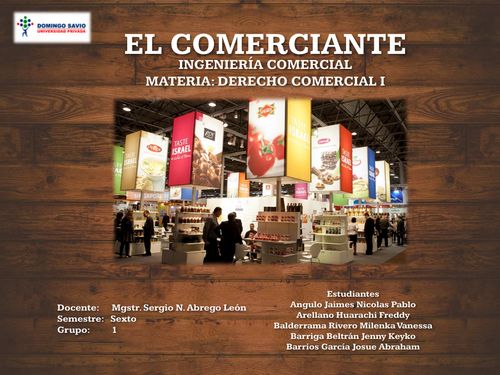 Book Creator | EL COMERCIANTE - DERECHO COMERCIAL