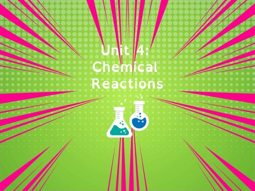 Book Creator | Unit 4: Chemical Reactions