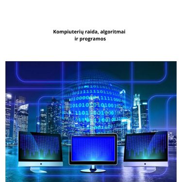 Book Creator | Kompiuterių raida, algoritmai ir programos