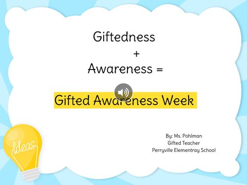 Book Creator | Gifted Awareness Week