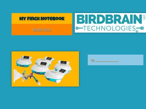 Book Creator | BirdBrain Finch Notebook