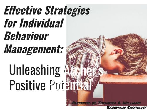 Book Creator | Effective Strategies for Individual Behavior Management ...