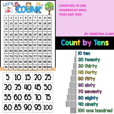 Book Creator | Counting to 100 By Ones, Fives, and Tens